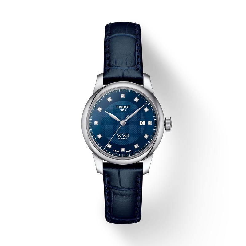 Tissot Le Locle 29mm Blue Dial Blue Leather Band Ladies Watch – Prouds Fiji
