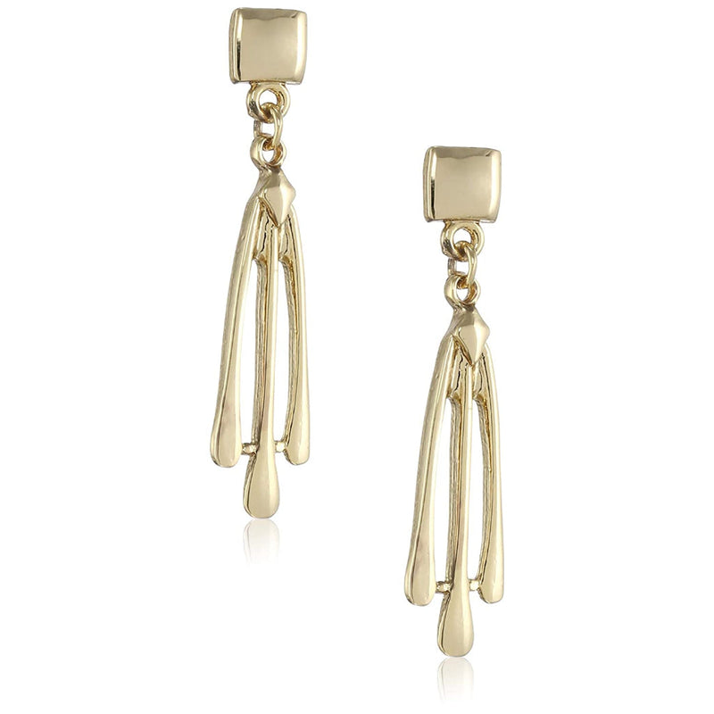 Estele Gold Plated Trident Dangle Earrings for women – Prouds Fiji